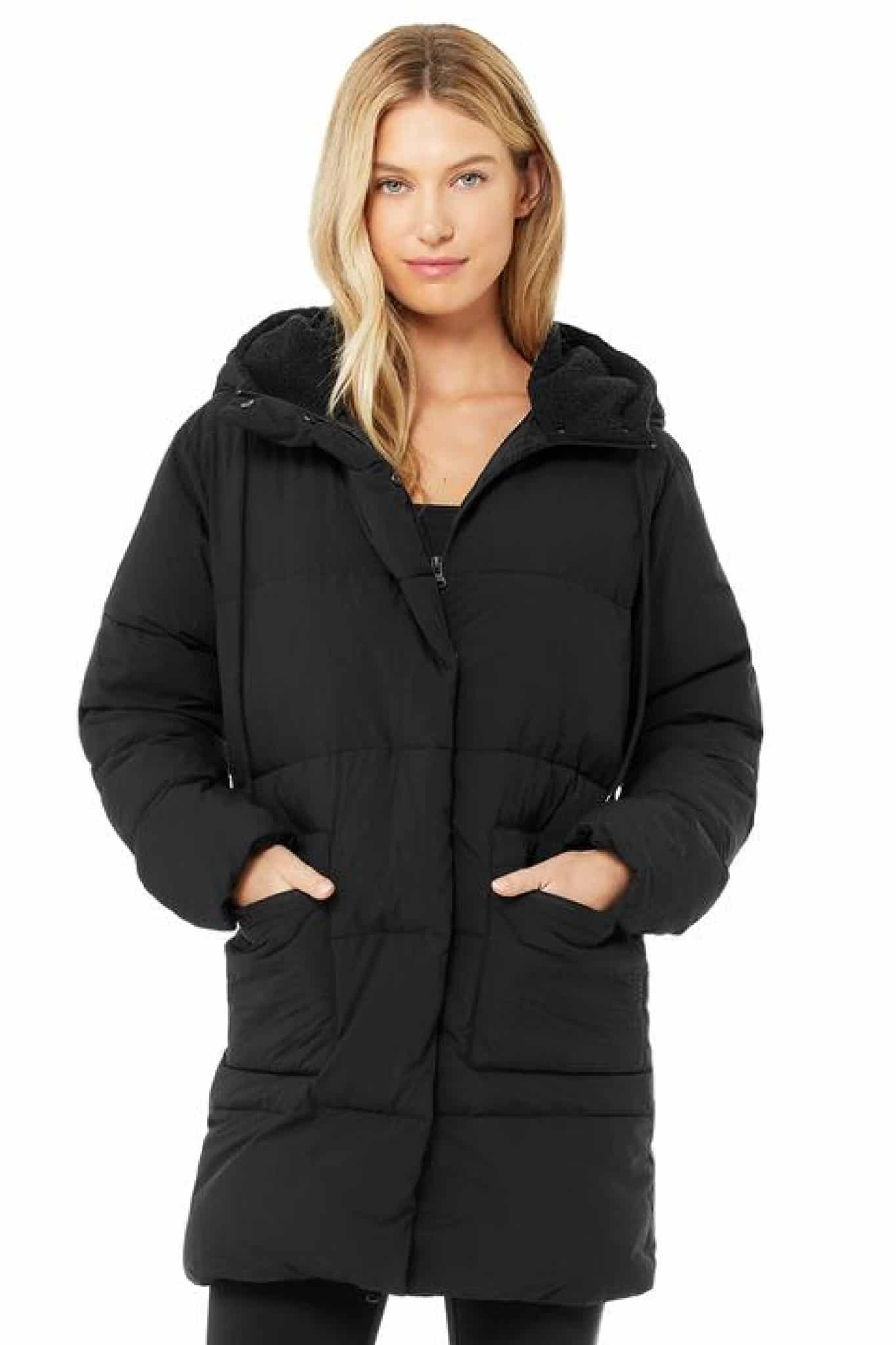 Fresh Drops From Alo Yoga - Alo's Cozy Must-Have Sherpa & Puffer ...