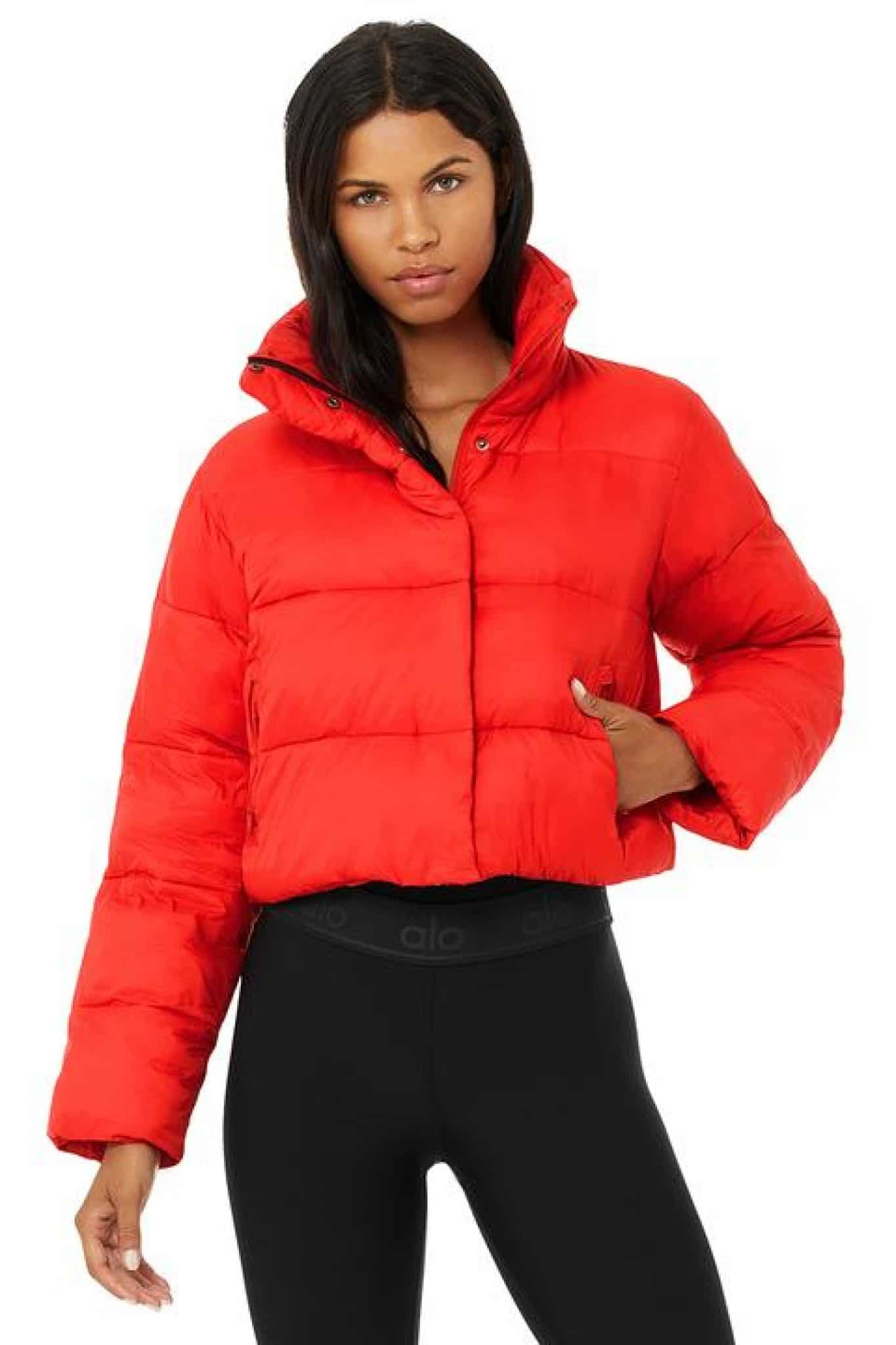 Fresh Drops From Alo Yoga - Alo's Cozy Must-Have Sherpa & Puffer ...
