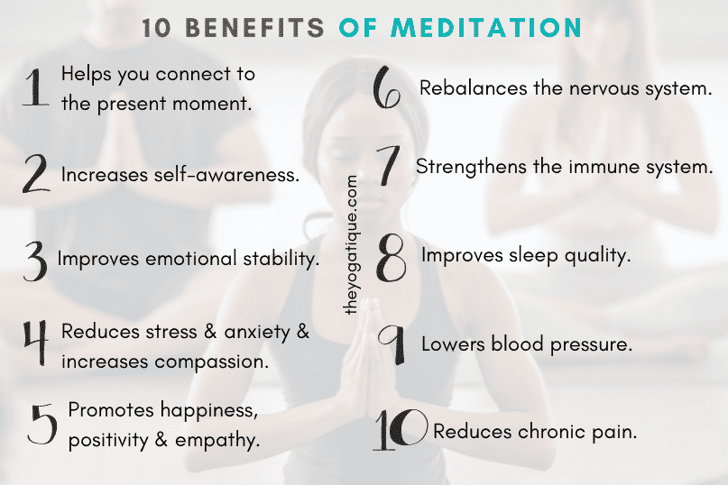 What Is The Goal Of Meditation? + 10 Benefits & How To Meditate Step-By-Step | The Yogatique