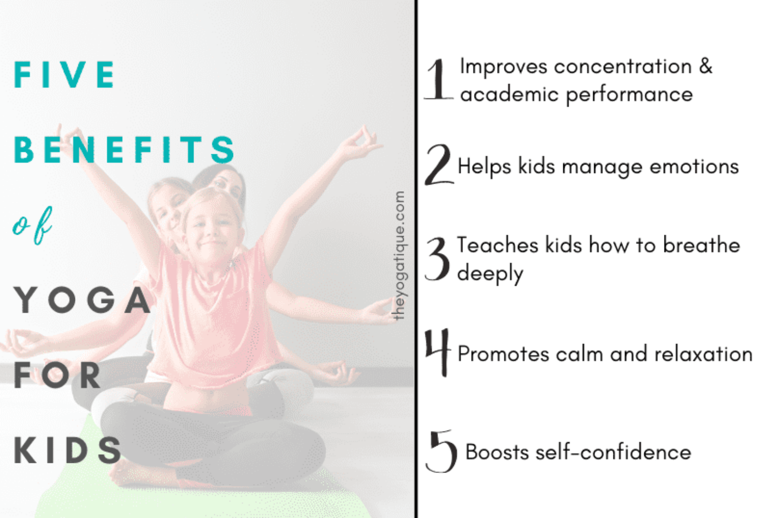 5 Benefits Of Yoga For Kids + 5 Best Yoga Poses Children Can Easily ...