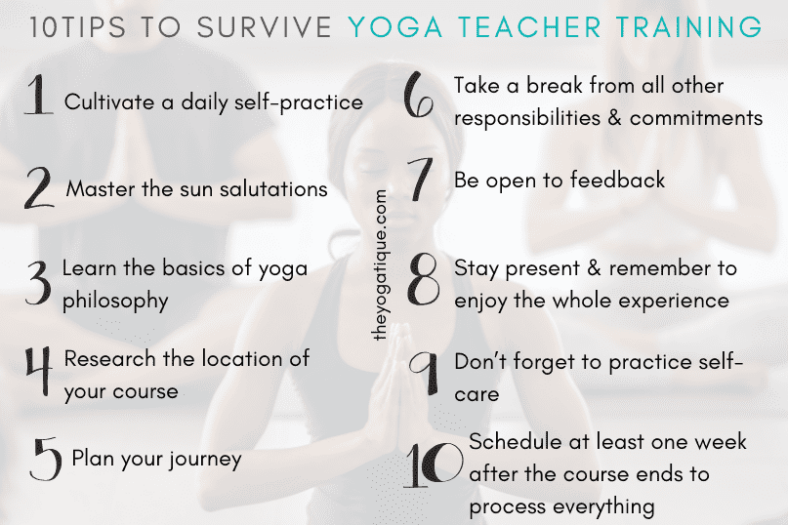 Yoga Teacher Training Preparation & Survival Guide (10 Tips For ...