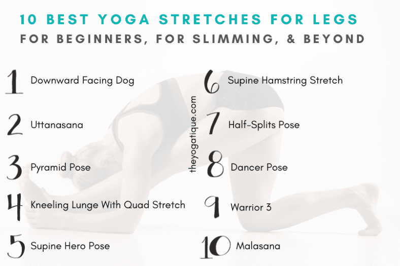 10 Best Yoga Poses To Build Leg Strength & Improve Flexibility (With ...