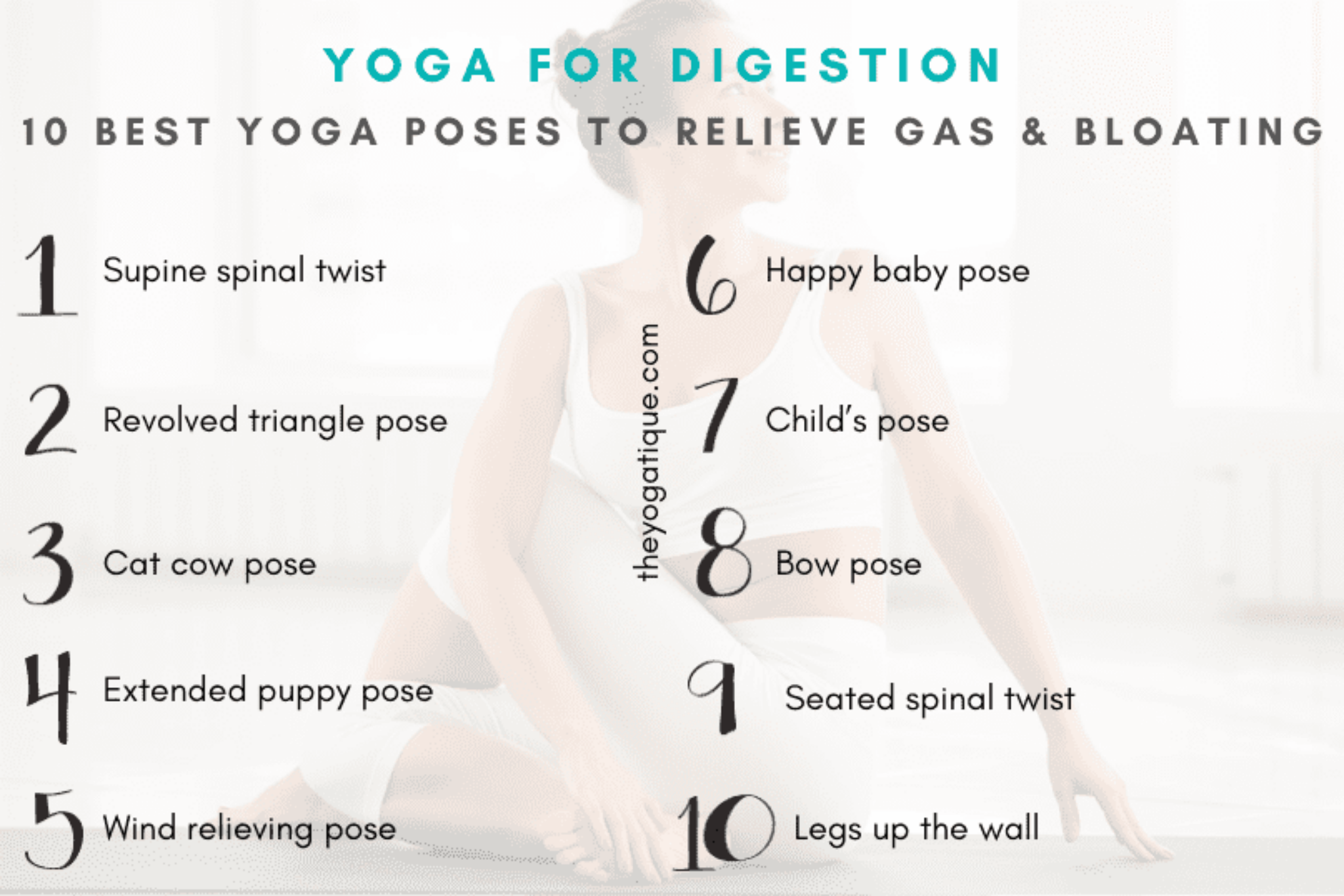 10 Best Yoga Poses For Digestion & To Relieve Gas & Bloating (With Step ...