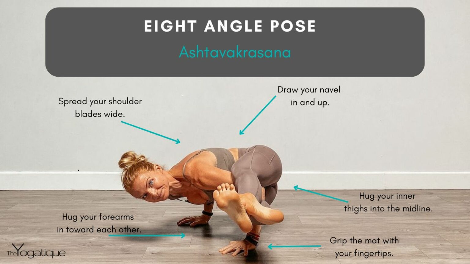 How To Do Eight Angle Pose + Modifications & Misalignements | The Yogatique