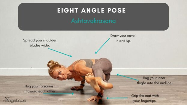 How To Do Eight Angle Pose + Modifications & Misalignements | The Yogatique