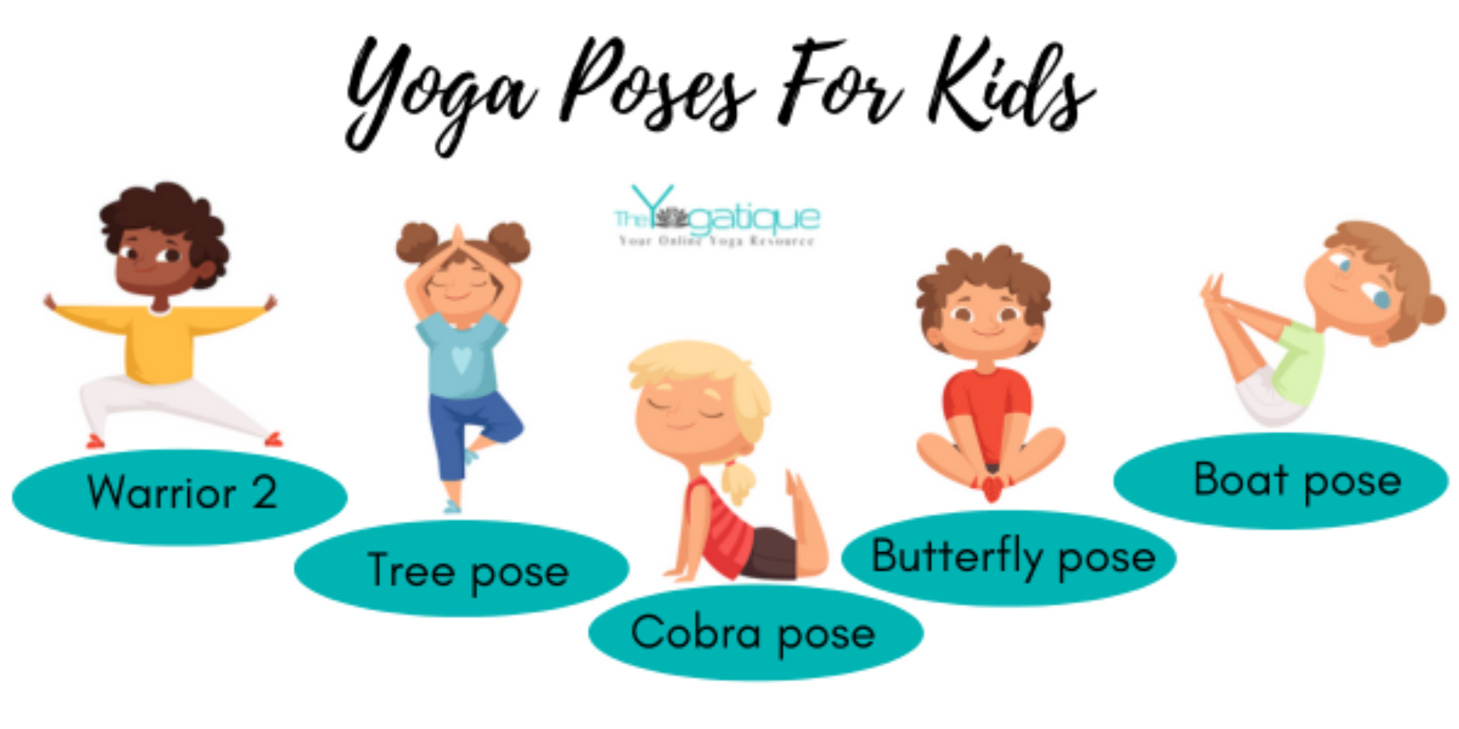 5 Benefits Of Yoga For Kids + 5 Best Yoga Poses Children Can Easily ...