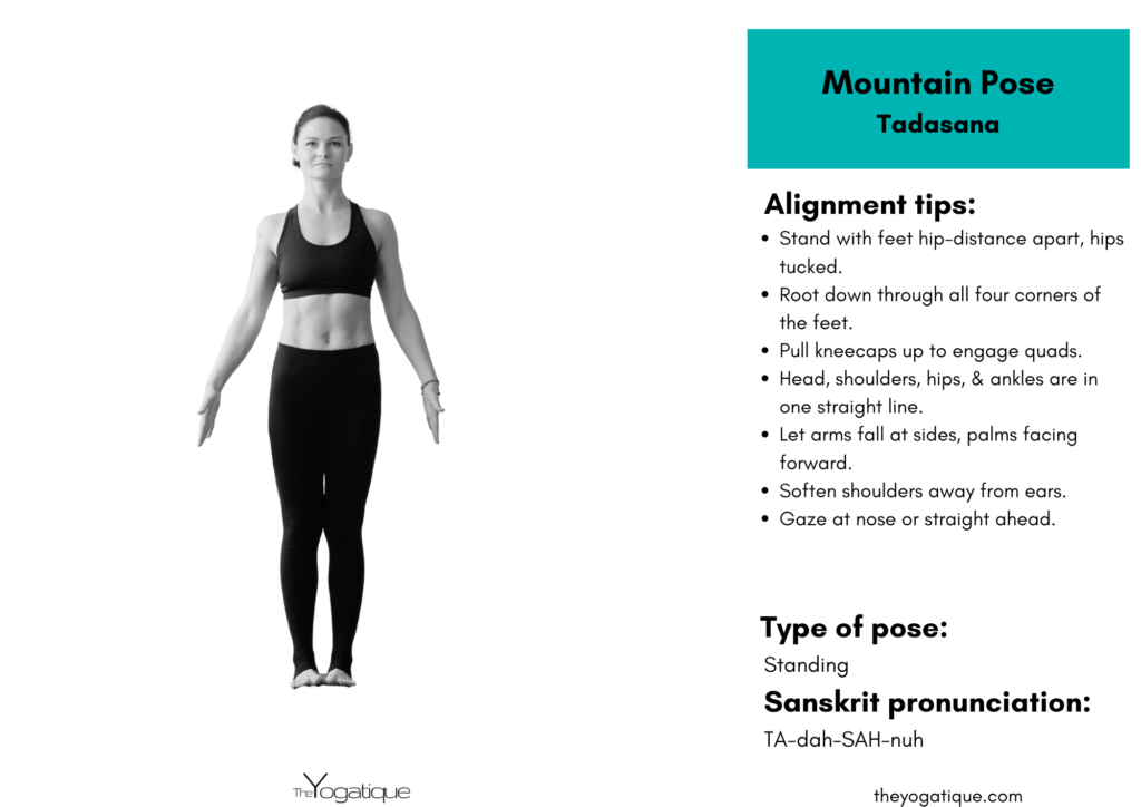 Free Mini Yoga Pose Guide | The Yogatique